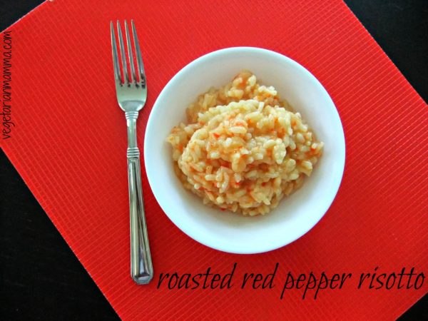 Vegan Risotto (Roasted Red Pepper)