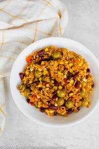 Vegetarian Spanish Rice - Spanish Rice with Olives