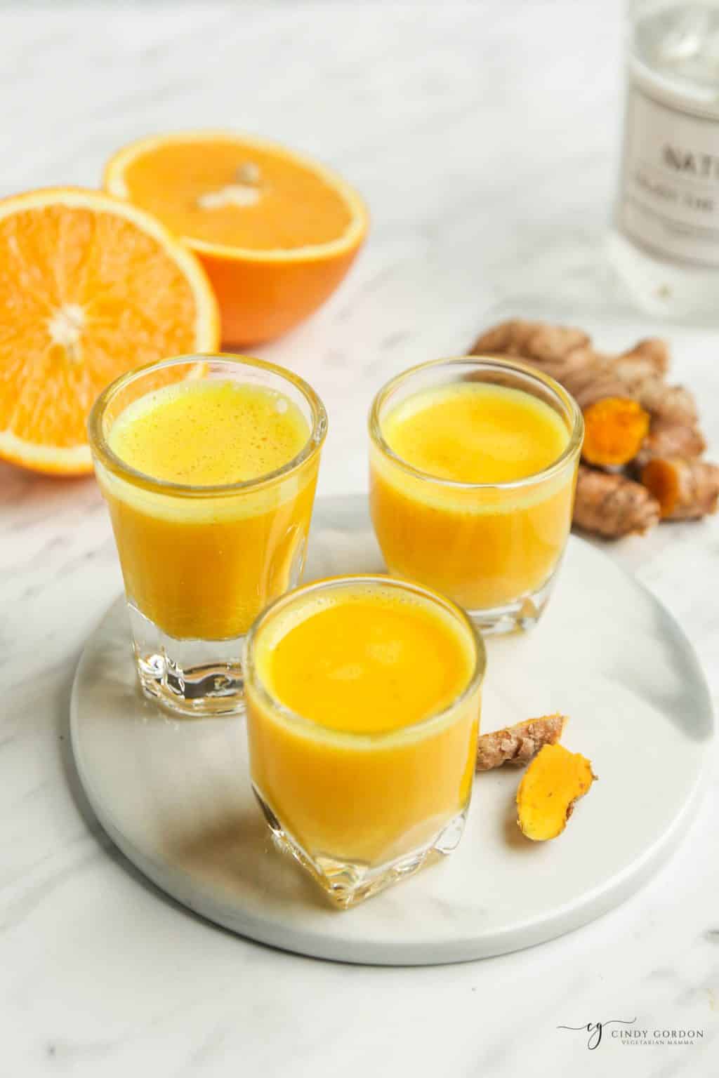 Turmeric Shots - Vegetarian Mamma