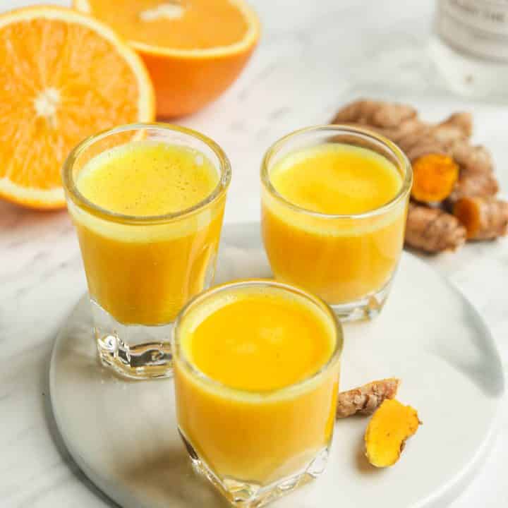 Ginger Turmeric Shot - Vegetarian Mamma