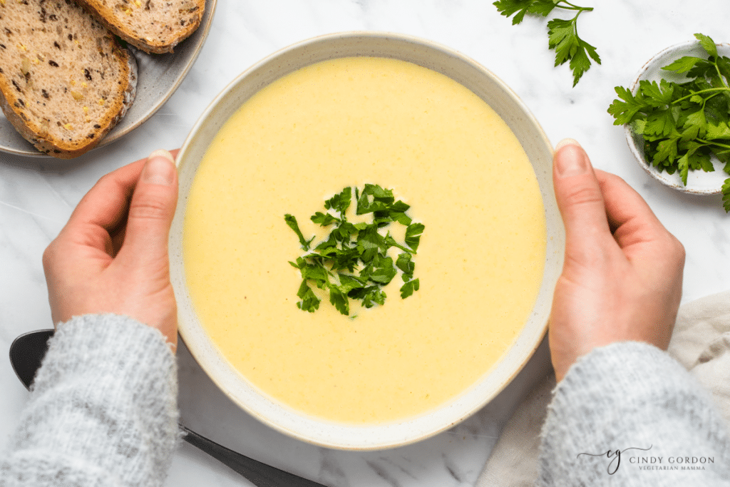 Corn Potage - Vegetarian Mamma