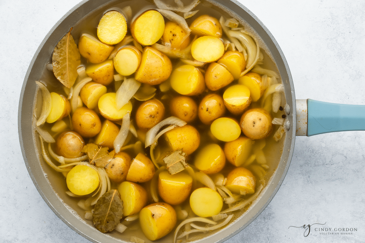 Pickled Potatoes - Vegetarian Mamma