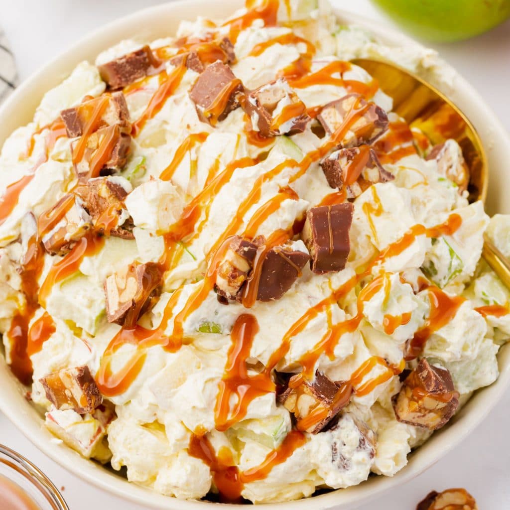 Apple Snicker Salad - Vegetarian Mamma