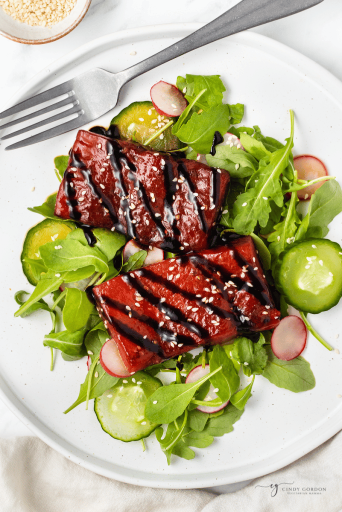 Watermelon Steak - Vegetarian Mamma