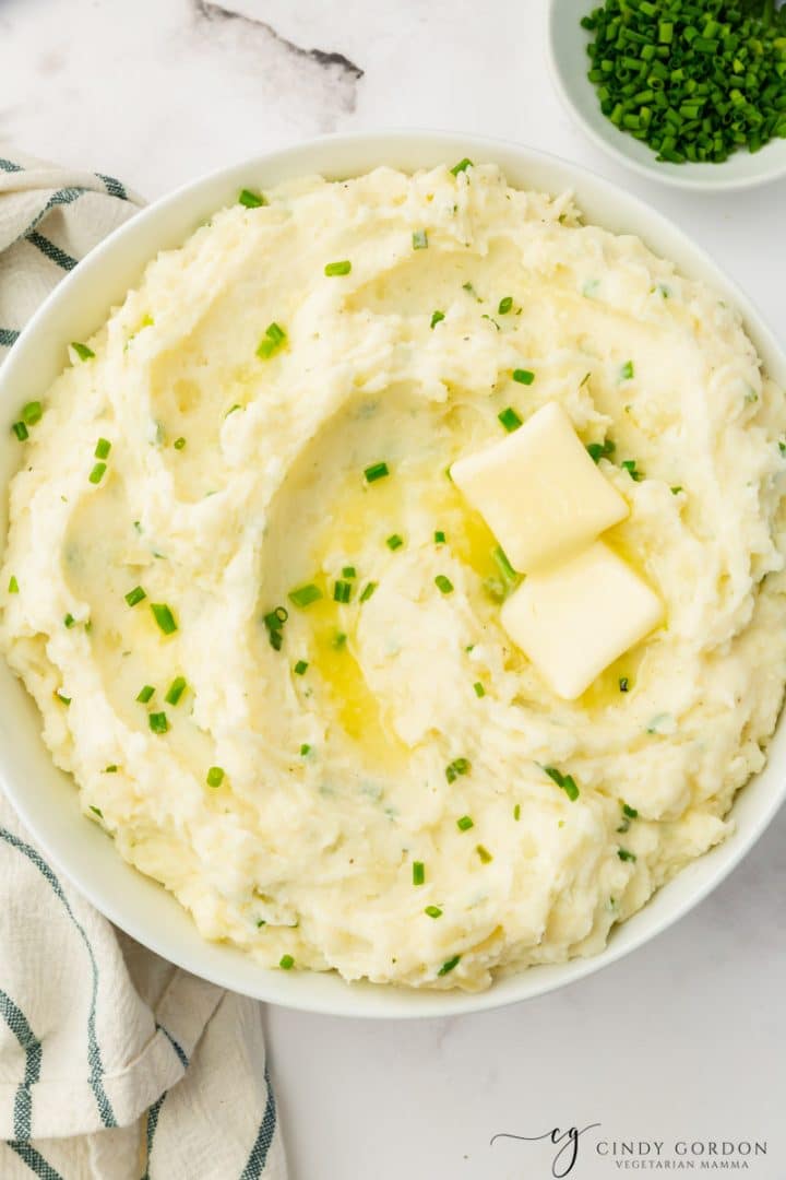 Ranch Mashed Potatoes - Vegetarian Mamma