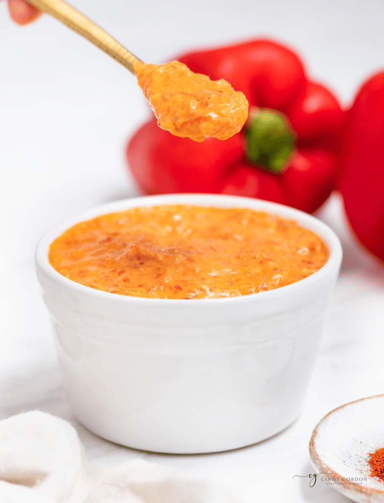 Smoky Red Pepper Crema - Vegetarian Mamma