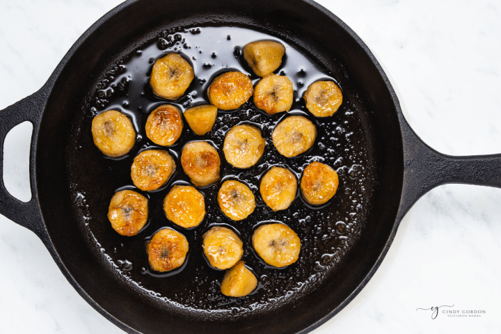 Caramelized Bananas - Vegetarian Mamma