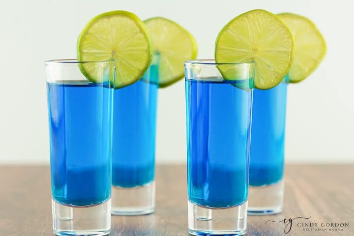 Blue Kamikaze Shot - Vegetarian Mamma